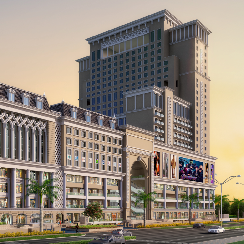 PKS Town Central - Luxury Commercial Hub in Greater Noida West